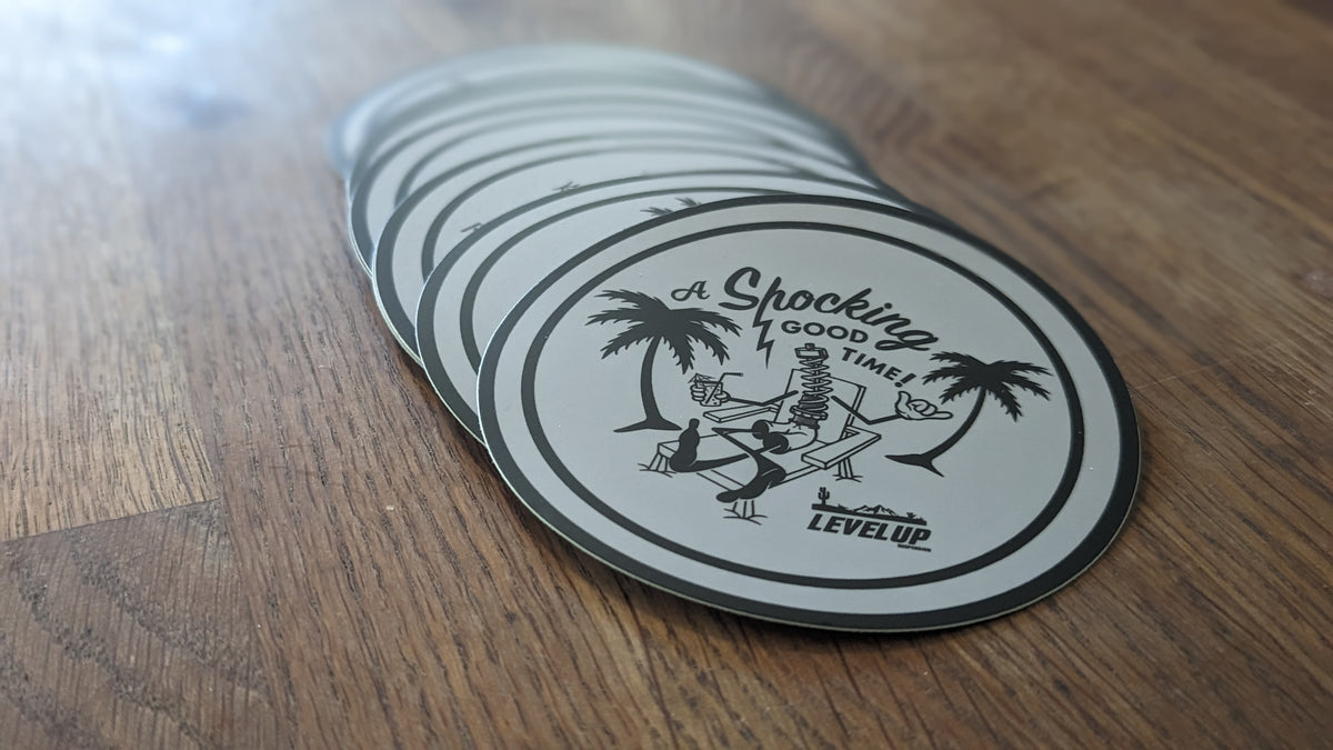 Level Up "Shocking Good Time" Sticker – Level Up Suspension