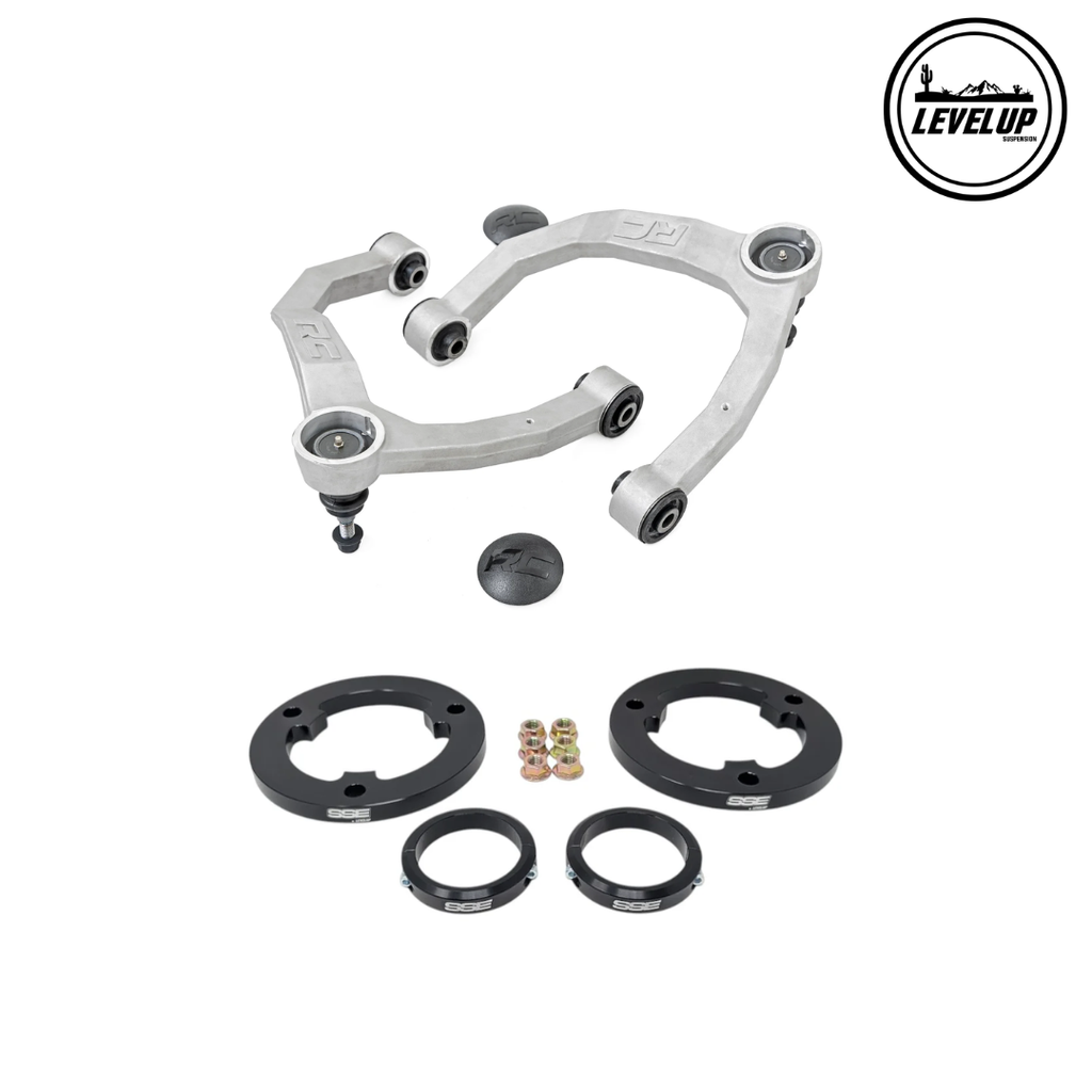 SSE 1.5" Front Leveling Kit + Upper Arms [21+ Silverado ZR2] – Level Up ...