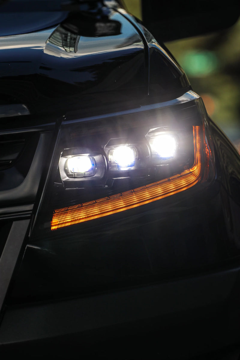 Coplus Infinite Series Bi-LED Headlights w/ Amber LED DRL | 15-22 Colo ...