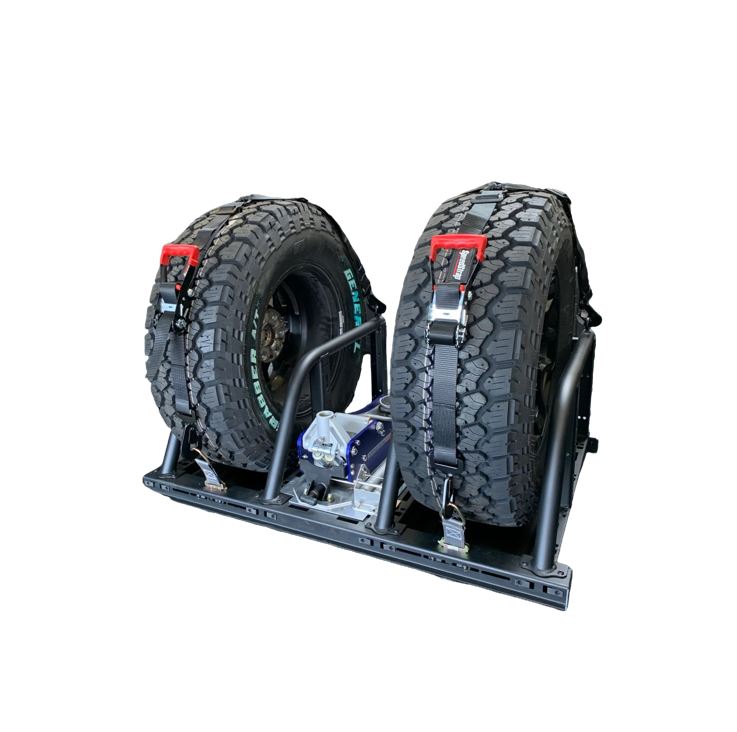Foutz Dual Tire Carrier Quick Release Modular Bed Organizer – Level Up ...