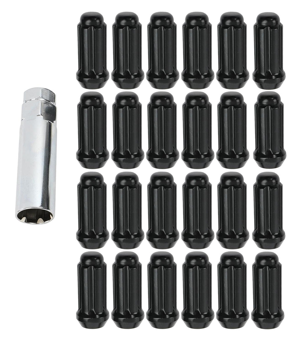 Method Lug Nut Kit - Spline - 14x1.5 - 6 Lug Kit - Black – Level Up ...